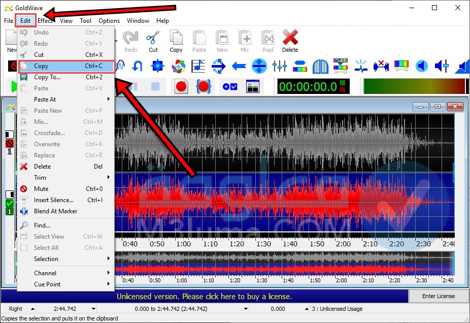 برنامج فصل الصوت عن الموسيقى goldwave للكمبيوتر بطريقة احترافية | معلومة
